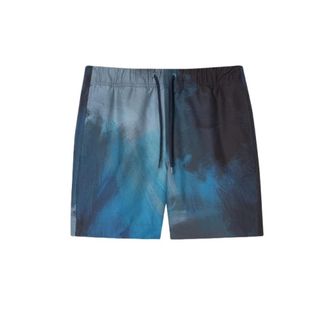 Paul Smith Blaue Brush Stroke Print Shorts - - Shorts - Herren - Blau - S