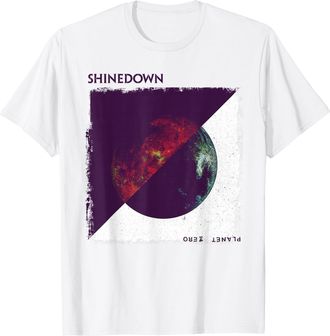 Shinedown Planet Zero White T-Shirt