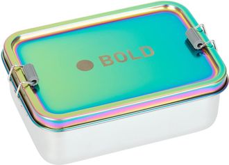 L&auml;ssig Bold Lunchbox Stainless Steel Rainbow mehrfarbig