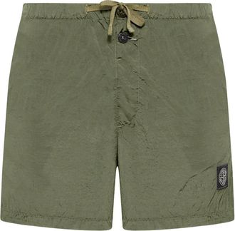 Stone Island Homme, Maillots de bain, Vert, Taille: S Drawstring Shorts