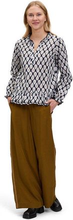 Cartoon Langarmbluse Bluse Kurz 1/1 Arm Blue/Nature