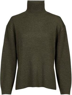 A.P.C. Pull &agrave; col roul&eacute; en maille c&ocirc;tel&eacute;e de laine
