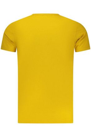 Pepe Jeans London T-Shirt Herren Slim Fit Gelbes T-Shirt mit Print aus