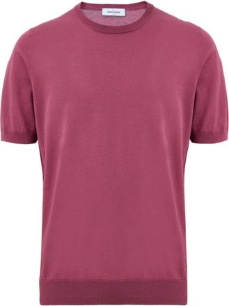 Gran Sasso Homme, Pulls, Violet, Taille: L Maglia Mezza Manica