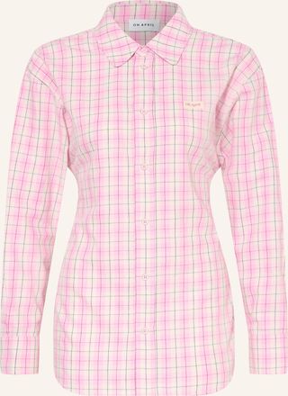 Oh April Oh April Oversized-Hemdbluse Lilia rosa