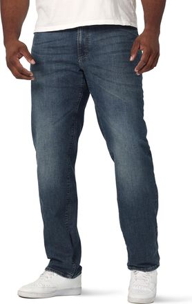 Lee Big and Tall, Extreme Motion Relaxed Straight Jeans für Herren, Maddox, 48W / 30L