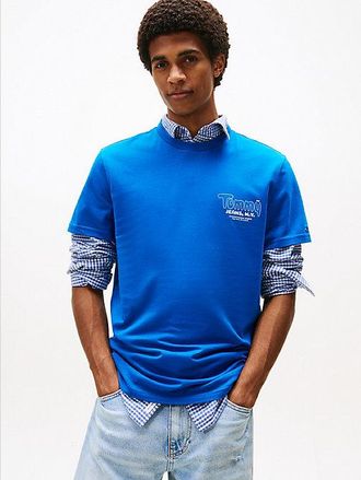 Tommy Hilfiger T-shirt ajust&eacute; &agrave; col ras-du-cou et logo