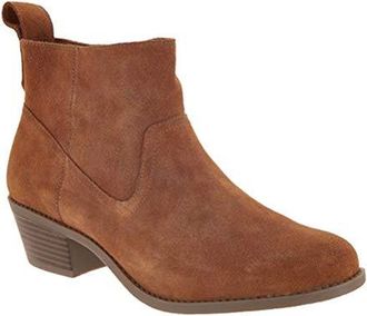 ORANDESIGNE Marron Femmes Rétro Talon épais Bottines en daim Bottes Chelsea Femme Décontracté Bottes à Fermeture éclair Marron 43 EU