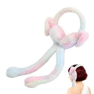 Generic Cache-oreilles en peluche pour filles | Fournitures chauffantes coupe-vent pour oreilles de lapin - Housses de protection doreille pelucheuses | pour 