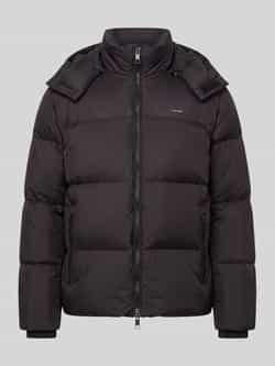 Calvin Klein Regular Fit Daunenjacke mit abnehmbarer Kapuze