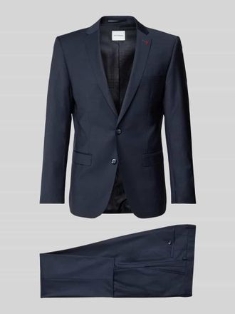 Roy Robson Extra Slim Anzug aus Woll-Mix in unifarbenem Design
