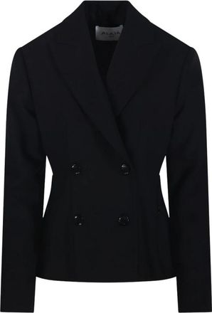 Alaia Massgeschneiderte Jacke - - Jackets - Damen - Schwarzk - S