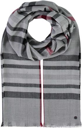 Fraas Schal 60 x 200 cm - Made in Germany - Stola festlich - Aus reinem Polyacryl - XXL Schal kariert für Damen