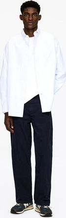 Arket Lockere Canvas-Hose -Blau