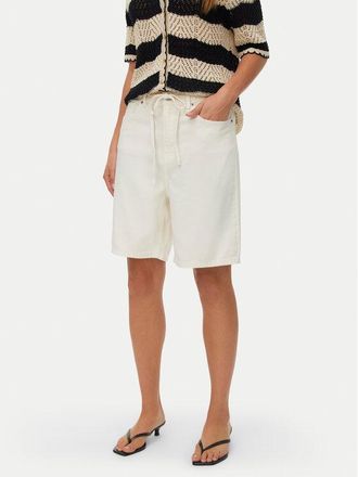 Vero Moda Jeansshorts Villa 10326196 Beige Regular Fit
