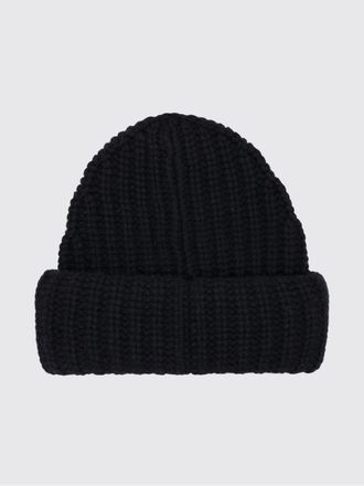 Lisa Yang Gerippte Beanie-M&uuml;tze von aus 100% Kaschmir mit Umschlag