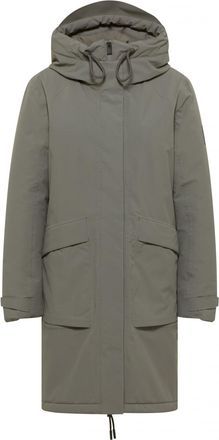 Elbsand Jina Damen Parka mit verstellbarer Kapuze, 8000 mm Wassers&auml;ule, Regenfest, versiegelte N&auml;hte, winddicht, weiches Innenfutter, normale Passform