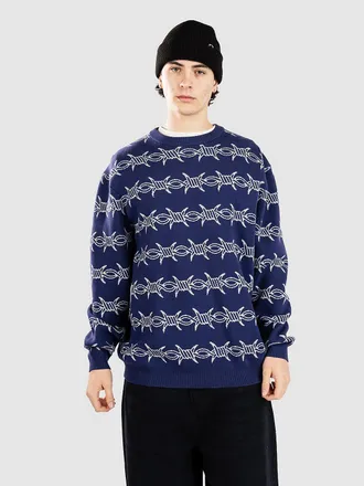 Santa Cruz Wired Knit Crew Strickpullover midnight blue
