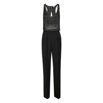 Elisabetta Franchi Damen, Jumpsuits & Playsuits, Schwarzk, XLGr&ouml;&szlig;e