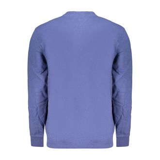 Tommy Hilfiger Logo-Embroidered Cotton Sweatshirt - Blue