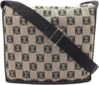 Loewe Sac bandouli&egrave;re en toile Pre-owned - Femme - Pre-owned - Beige - Taille: ONE Size