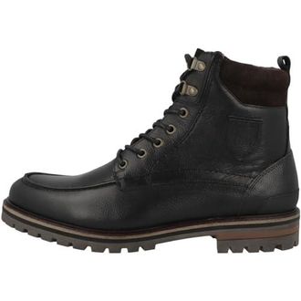 Pantofola D'oro Pantofola dORO Massi Uomo High Boots Logo Broderie Combinaison Cuir Uni Pantofola doro Chaussures Homme, Noir Fonc&eacute;, 42 EU