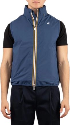 K-Way Homme, Vestes, Bleu, Taille: XL Valen Stretch Dot Vest