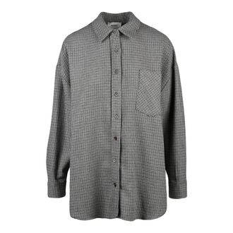 Vicolo Flanellhemd - - Blouses & Shirts - Damen - Grau - S