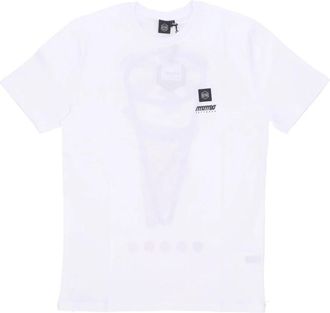 Dolly Noire Wei&szlig;e Mambo Cone Tee f&uuml;r M&auml;nner - - Tops - Herren - Wei&szlig; - XL