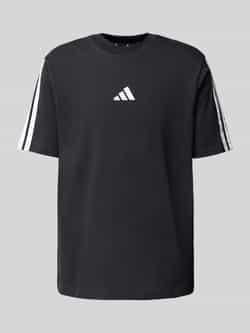 adidas T-Shirt mit Logo-Stitching