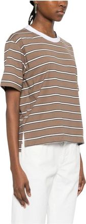 Brunello Cucinelli Femme, Tops, Brun, Taille: 38 FR Brunello Cucinelli T-shirts et Polos