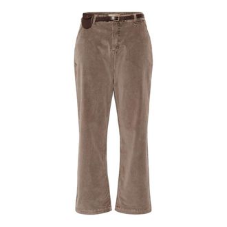 Cream Gerade geschnittene Hose - - Trousers - Damen - Braun - W34 L32