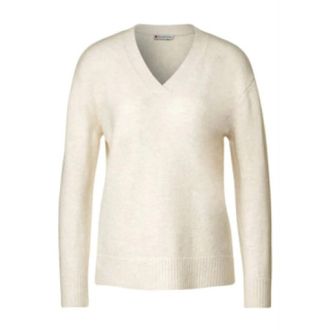 Street One Damen, Strickwaren, Weiß, LGröße