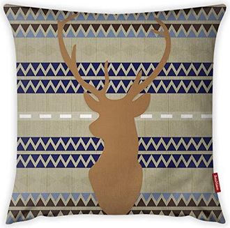 Bonamaison Le Jardin du Lin Federa, mehrfarbig, 45x45