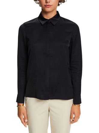 Esprit Damen 993EE1F325 Bluse, 001/BLACK, XXS