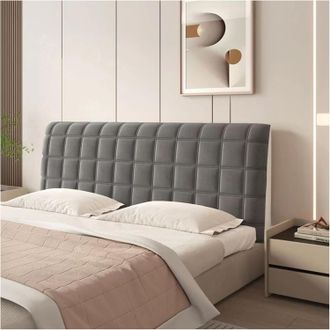 Generic Kopfteilbezug Bettkopfbezug Doppelbett King-Size-Bett Samt Bett-Kopfteil-Schonbezug Stretch Einzel-/Doppelbett-Kopfteil-Bez&uuml;ge Gepolsterter Schlafzimm
