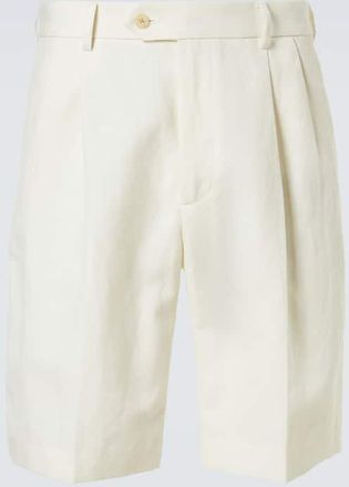 Auralee Short en laine, coton et lin