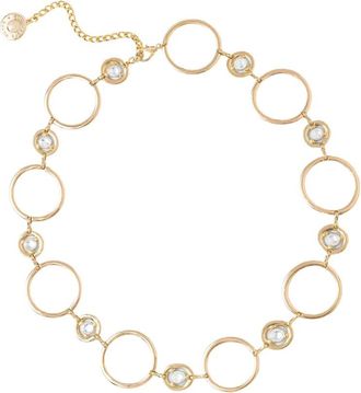 Twinset Femme, Accessoires, Jaune, Taille: M Cintura in catena motivo cerchi