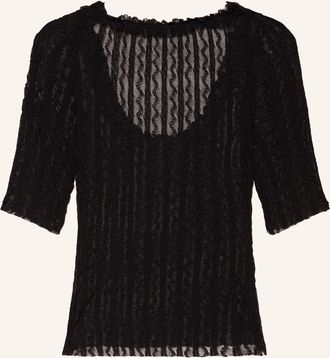 Max & Co. Max & Co. Spitzenshirt Alfio Mit R&uuml;schen schwarz
