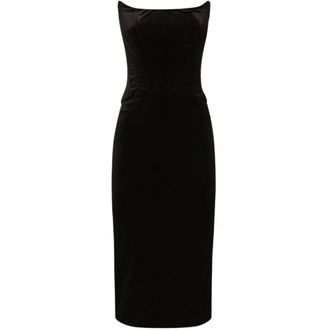 Dolce & Gabbana Schwarze Kleider f&uuml;r Frauen - - Dresses - Damen - Schwarzk - M