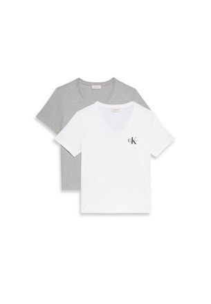 Calvin Klein T-Shirt (Packung, 2-tlg., 2er-Pack), Logoschriftzug