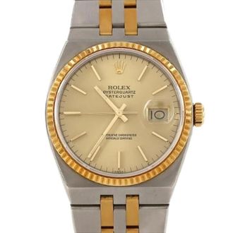 Rolex Pre-owned Oysterquartz Acier inoxydable Or jaune 17013 - Femme - Pre-owned - Jaune - Taille: ONE Size