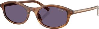 Prada D17S Sonnenbrille - - Accessories - Damen - Braun - 52 MM