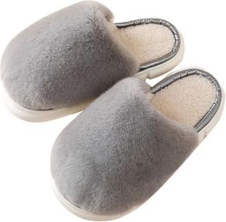 Generic Pantoufles en peluche pour femme | Pantoufles confortables pour femme | Sliders thermiques dint&eacute;rieur | Claquettes chaudes pour chambre &agrave; coucher | Cl