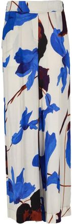 Kaos Kaos, Femme, Pantalons, Multicolore, Taille: 34 FR Pantalon d&eacute;contract&eacute; en bleu fonc&eacute;