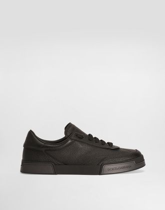 Dolce & Gabbana Schuh Portofino Yacht Aus Kalbsleder - Mann Schnürschuhe Schwarz 43.5