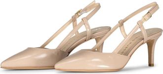 Fabio Rusconi Low-Top Sneaker - Sling Back Pumps Albano aus Leder - Gr. 42 (EU) - in Gold - für Damen