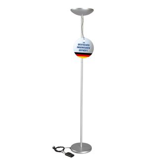 Maul Stehlampe Halogen MAULsky | Lampe stufenlos dimmbar | Leselampe mit Fu&szlig;schalter | Stehlampe Wohnzimmer, B&uuml;ro | Deckenfluter mit 2900 Kelvin | 28 x 28 