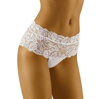 Wolbar Femmes Short WB413, Blanc,XL