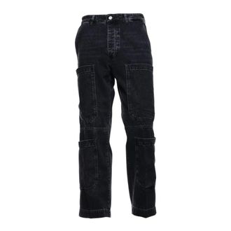 Nine In The Morning Cargo Jeans Mattia schwarz - - Jeans - Herren - Schwarzk - W30